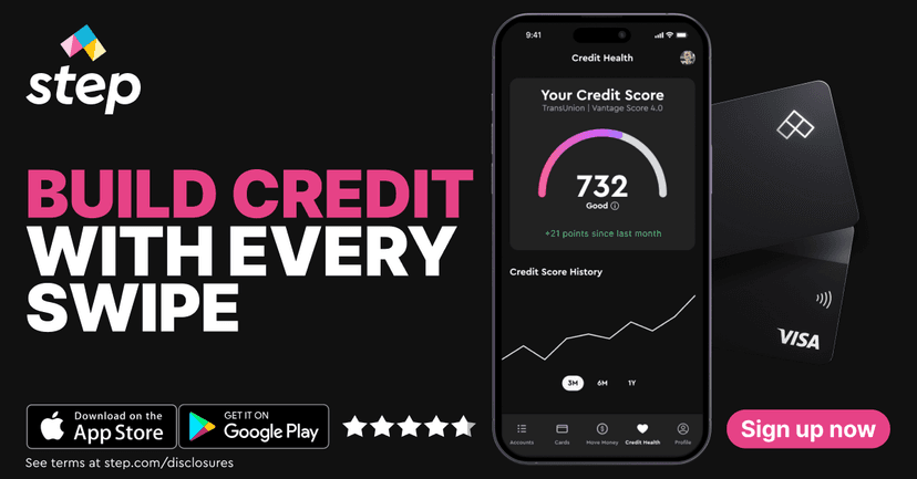 Step: Bank & Build Credit | Android - Make Money Online App - Scrambly