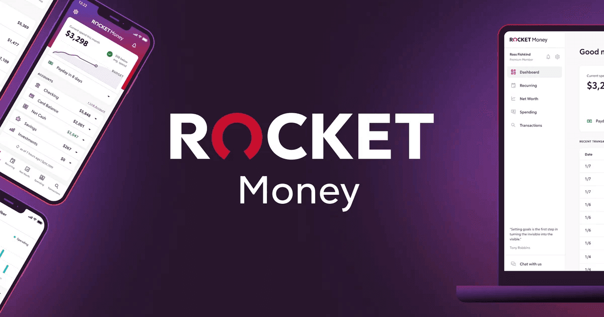 Rocket Money - Bills & Budgets | iOS - Make Money Online App - Scrambly