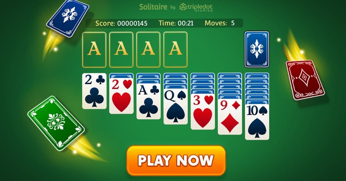 Solitaire.com - Classic Cards | iOS - Get Paid For Gaming - Scrambly